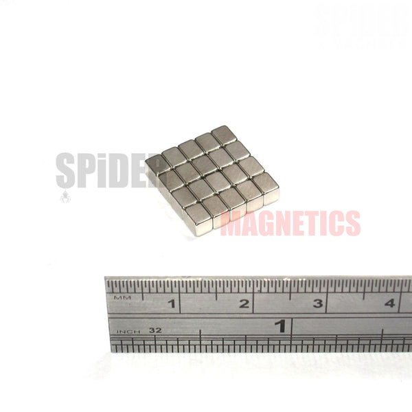 Magnets 4x3x3 mm N52 Grade Neodymium Blocks 4mm x 3mm x 3mm thick ...
