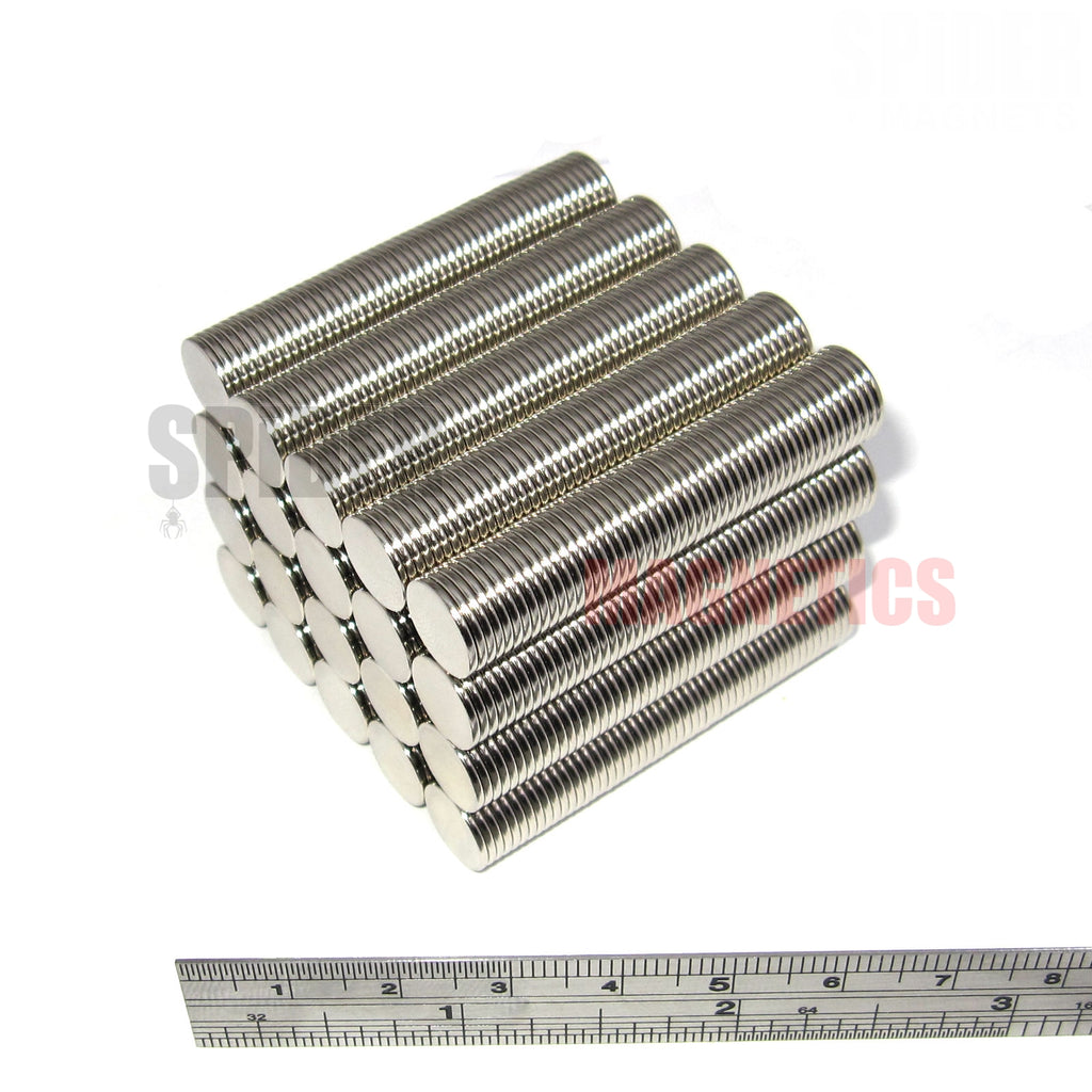 Strong Magnets Heavy Duty SNOOGG Neodymium Round Power Magnet N35 10x1 ...